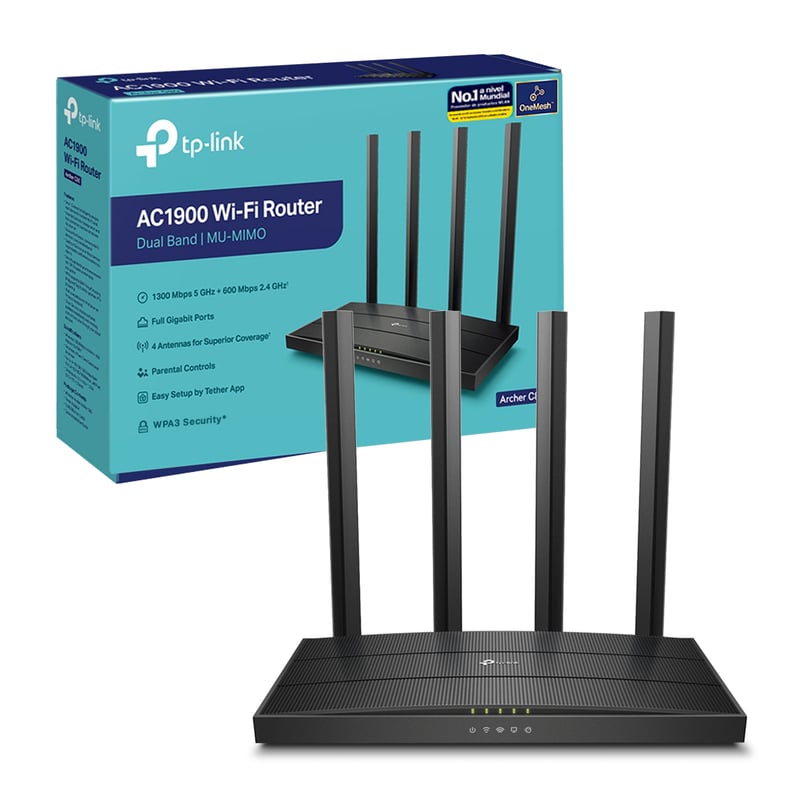 TP LINK Router TP-Link Archer C80 AC1900 Dual Band MU-MIMO 3×3 MIMO ...