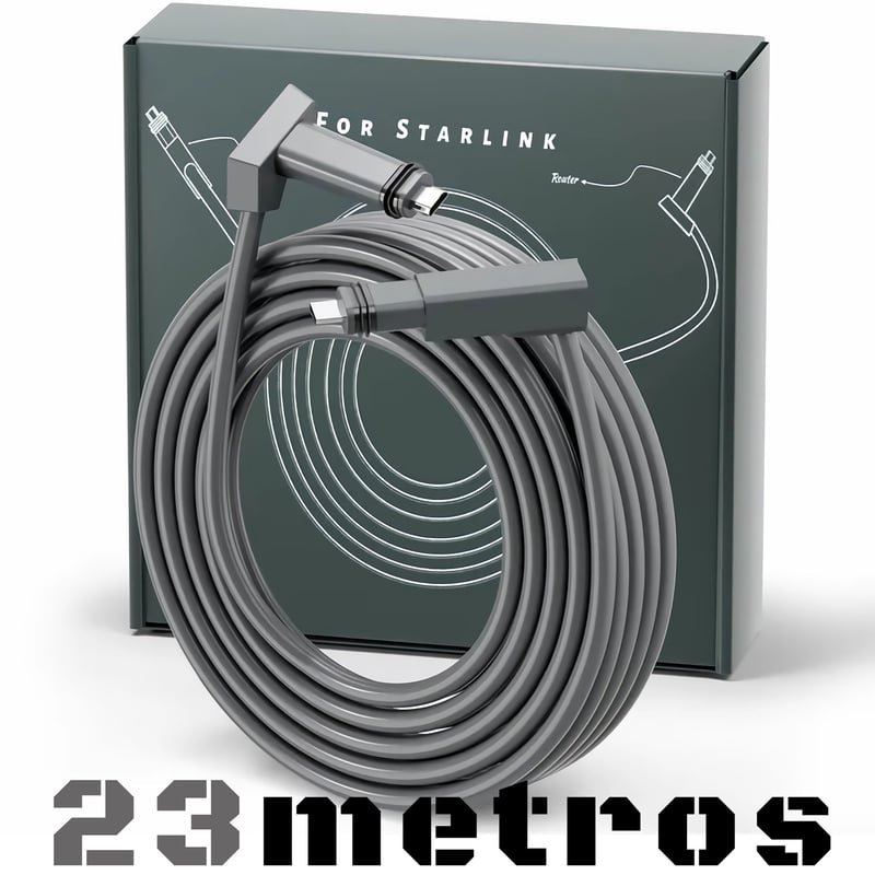 OEM Cable Starlink de 23 metros - Nuevo y Resistente de Alta Velocidad ...