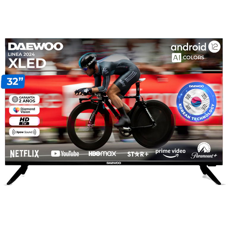 DAEWOO Televisor Smart Tv Daewoo 32 Led Android 12 Linea Xled 2024 ...