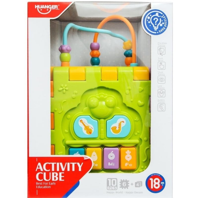 HUANGER juguete cubo de actividades multifuncional 6 en 1 para bebé | falabella.com