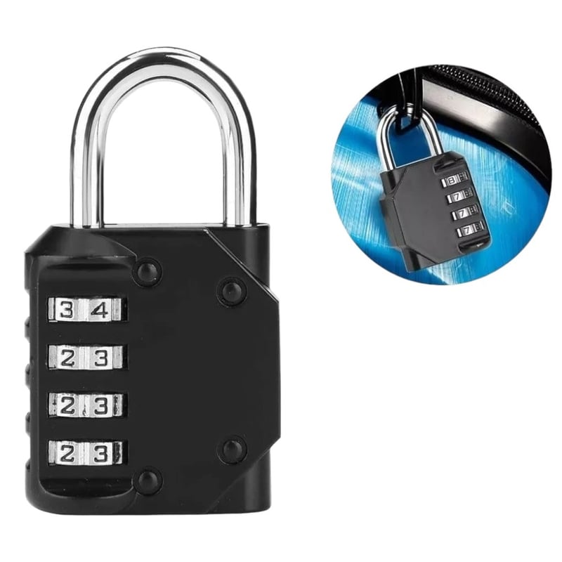 GENERICO Candado De Seguridad Con Clave Candados Numerico 4 Digitos ...