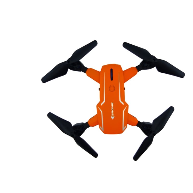 OEM DRONE MOD.A17S WIFI 2 CAMARAS 4K CON ESTUCHE RECARGABLE NARANJA ...
