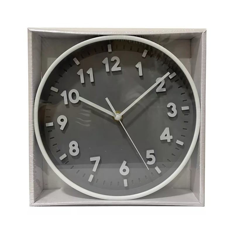 Reloj De Pared Circular 20x4 Cm Diseño Clásico Y Silencioso | Sodimac ...