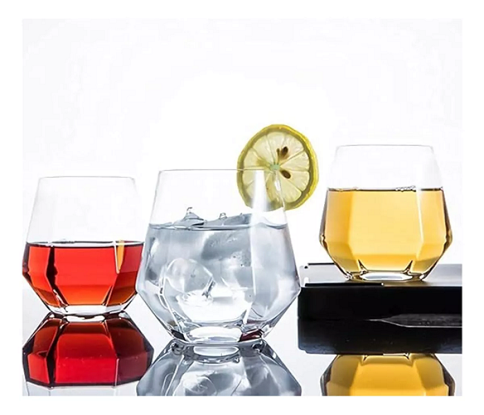 GENERICO Set 6 Vaso Copa Whisky Agua Hexagonal 310ml | falabella.com