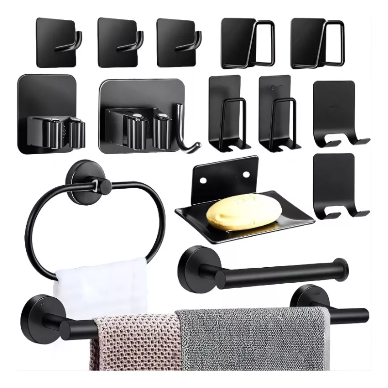 GENERICO Juego De Accesorios Para Baños Toalleros Acero Inoxidable ...