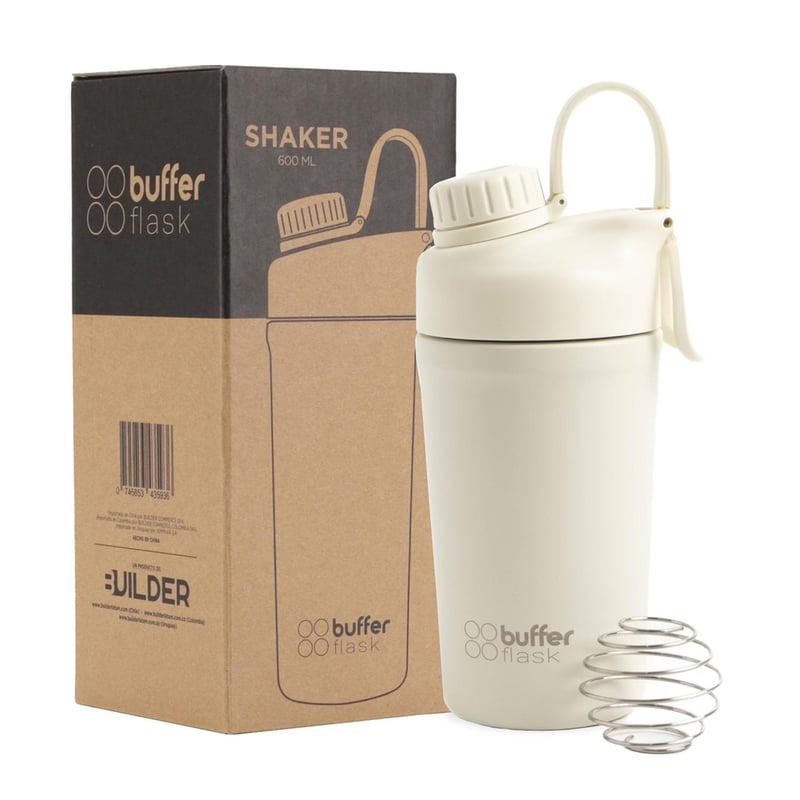 BUFFER FLASK Shaker Proteina Agua Buffer Gym Acero Inoxidable 600ml Mixer | falabella.com