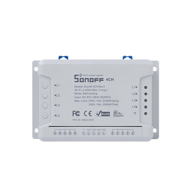 SONOFF Interruptor Wifi DIY Sonoff 4 Canales R3 | falabella.com