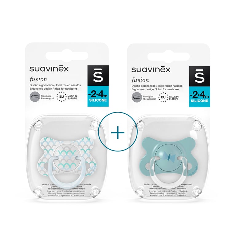 SUAVINEX PACK CHUPETES FISIOLÓGICO TALLA PREMATURO AZUL | falabella.com