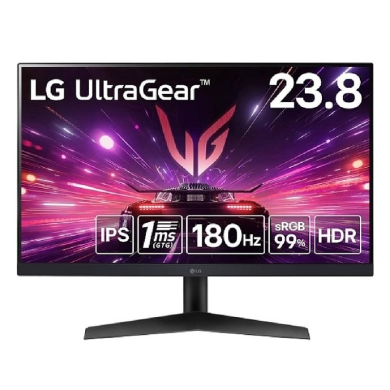 LG Monitor LG Gamer 24GS60F-B 24" 1920x1080 180Hz DP/HDMI Plano Negro ...