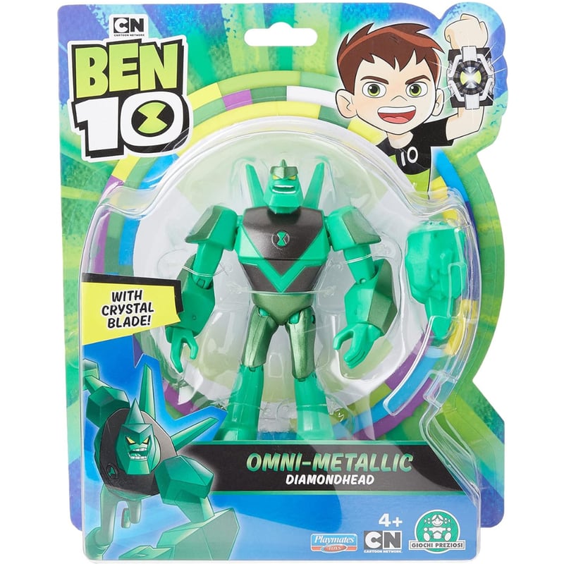BEN 10 Ben 10 Figura Omni-Metallic Diamondhead With Crystal Blade ...