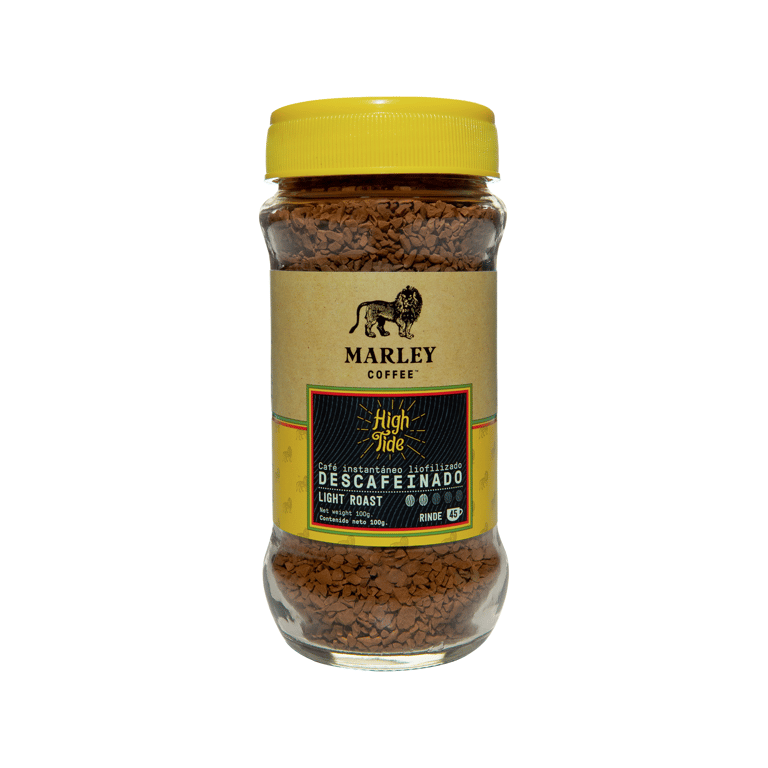 MARLEY COFFEE Café Liofilizado Descafeinado High Tide 100g | falabella.com