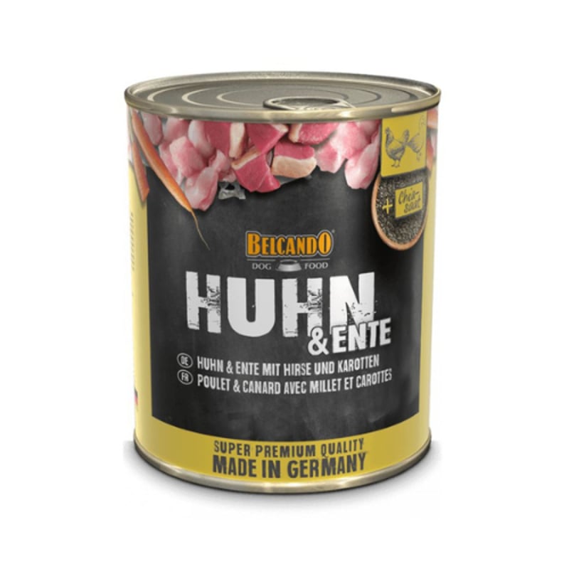 CAT FOOD LEONARDO Belcando pollo con pato mijo y zanahorias 800g ...