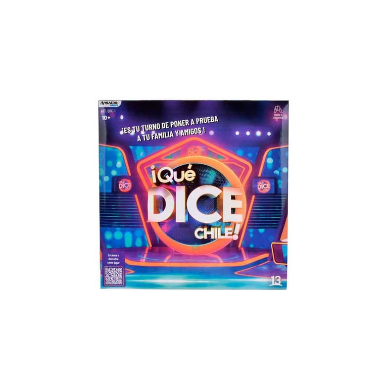 ANSALDO GAMES Juego De Mesa Qué Dice Chile Ansaldo Familiar | falabella.com