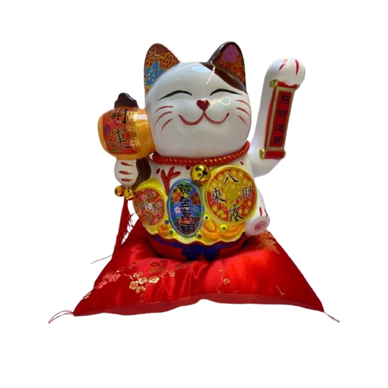 GENERICO Gato de la suerte grande en cerámica a pilas | falabella.com