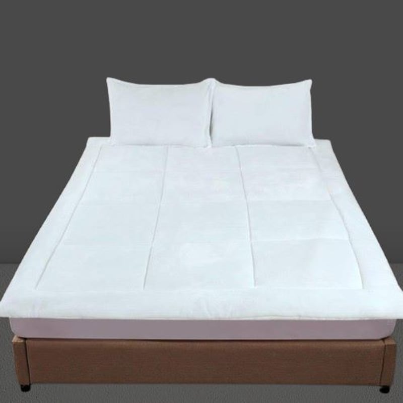 TOPPER ACOLCHADO BLANCO CUBRE COLCHON 2 PLAZA TF | Sodimac - Falabella