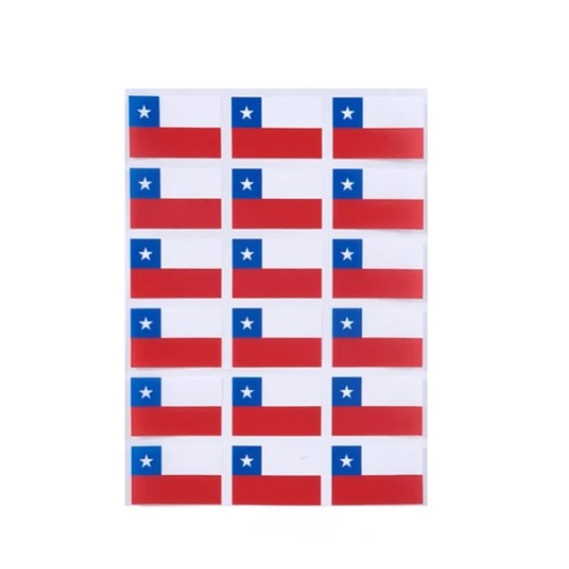 GENERICO Adhesivo Bandera De Chile 21x29Cm Fiestas Patrias | falabella.com