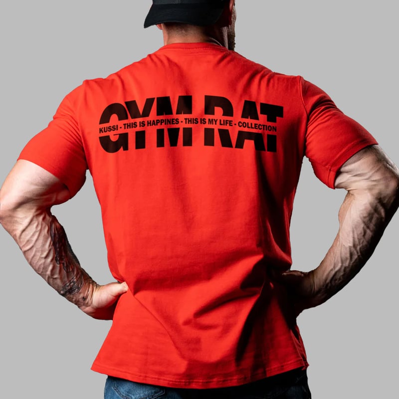 KUSSI COLLECTION Polera basic Gym Rat Edicion Limitada Red | falabella.com
