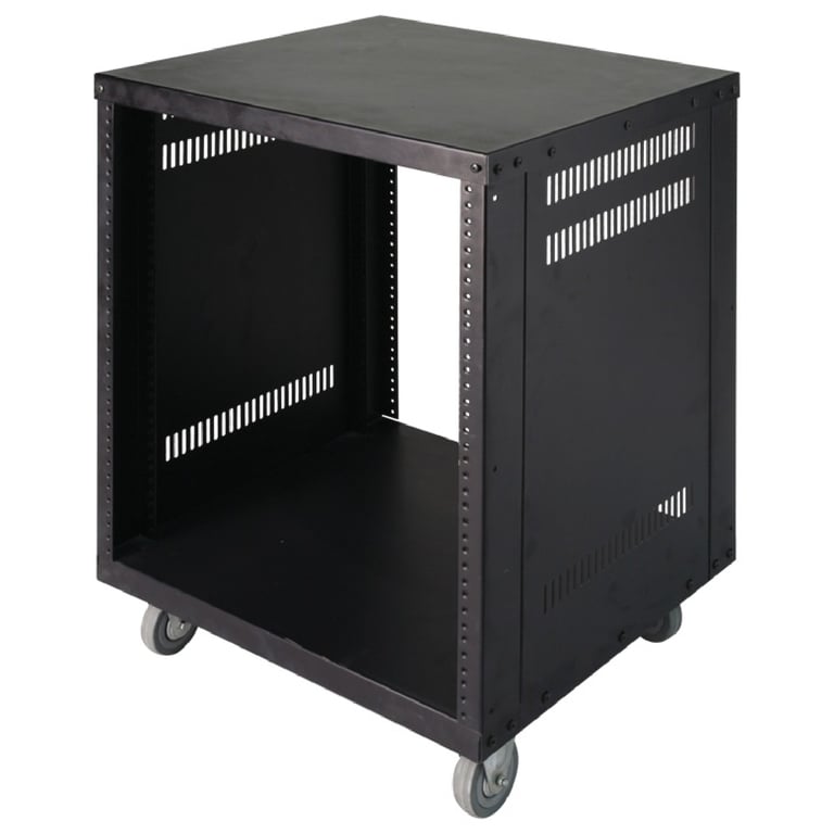 SUPERLUX Rack de 12 Espacios Metalico con Ruedas Superlux RS 912 ...