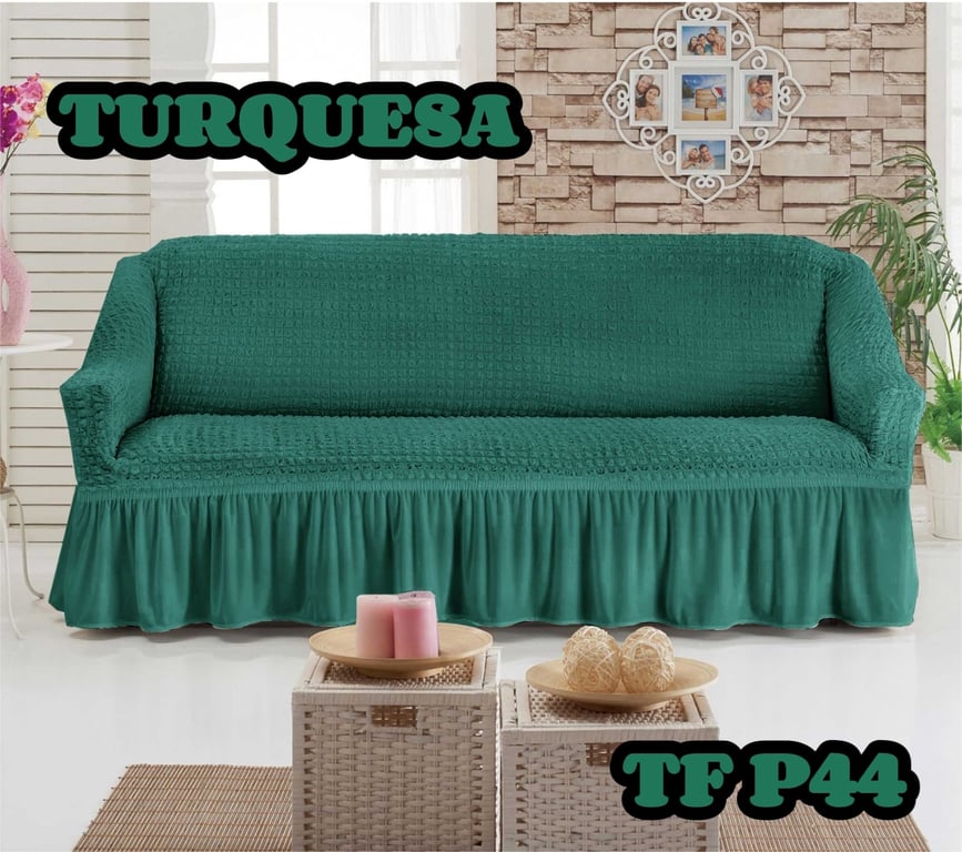 Fundas Para Sofa Cubresillones Turcos Cuadrille 3 cuerpo | Sodimac ...