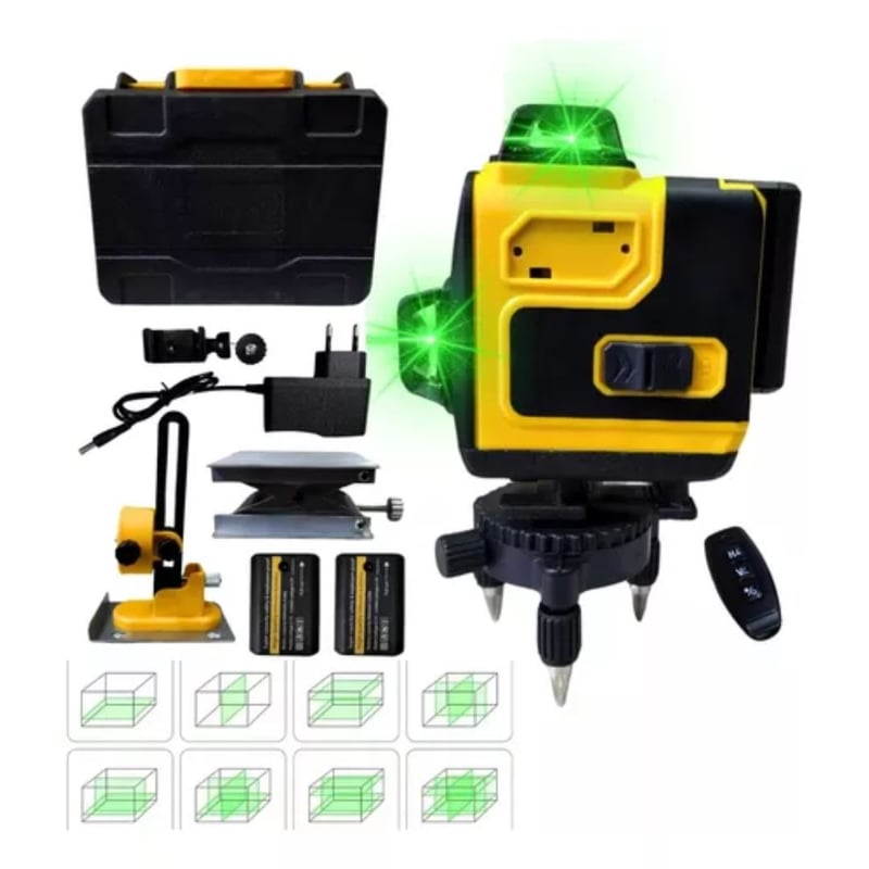 Nivel Laser 16 Lineas 360° Cruz 4d Laser Nivel Autonivelante | Sodimac ...
