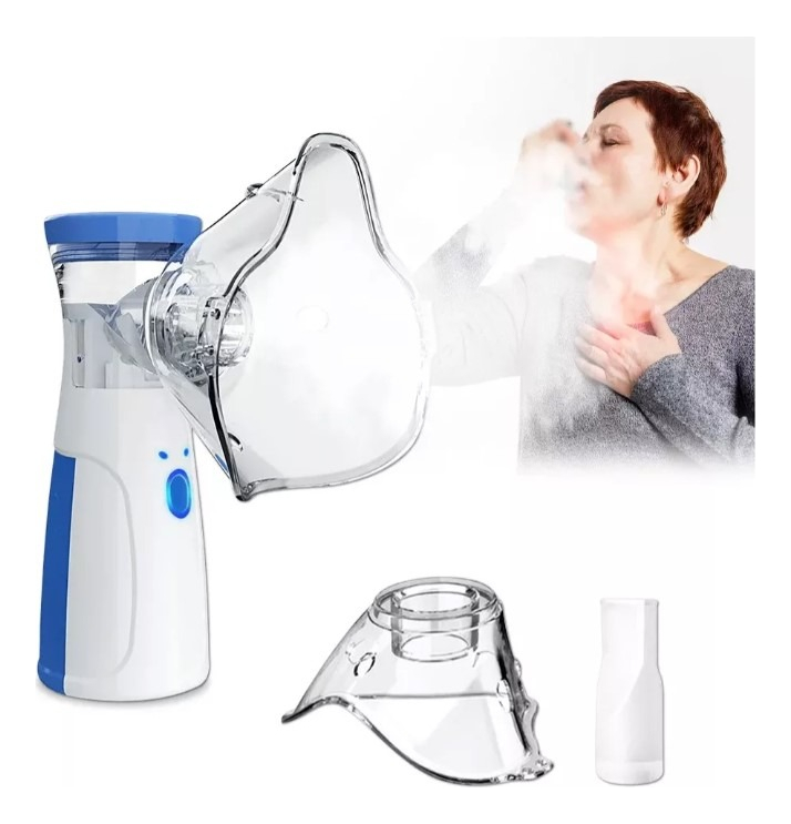 GENERICO Nebulizador Infantil Niños Adultos Mesh Inhalador 2 Mascaras ...