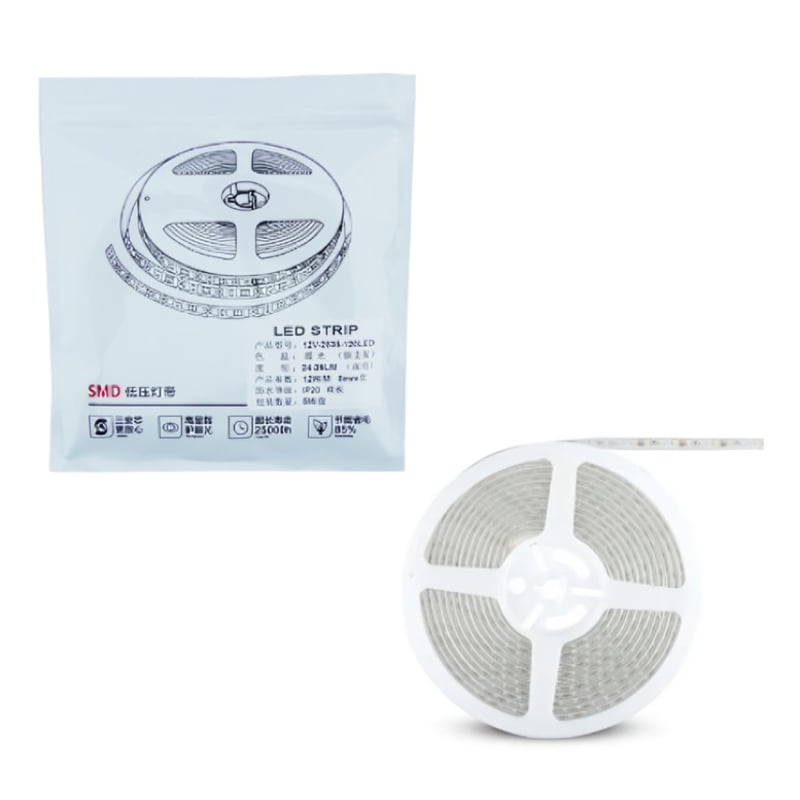 OEM ROLLO LED 3528 BLANCO 5 MTS USO INTERIOR 12 VOLT 600 LED ...