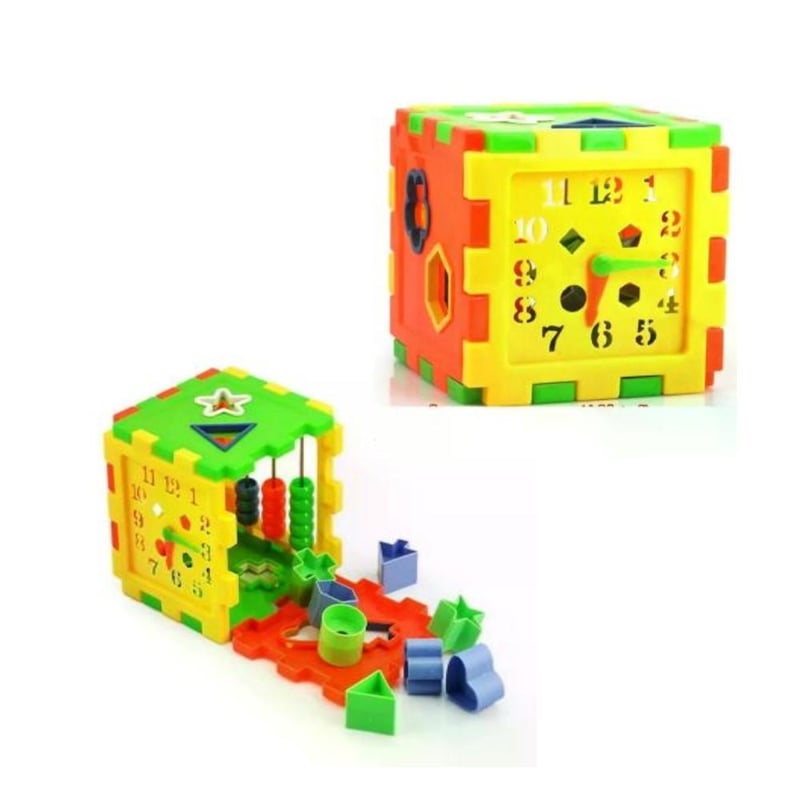 ARTIDIX Cubo didáctico educativo multifuncional FIGURAS ENCAJE | falabella.com