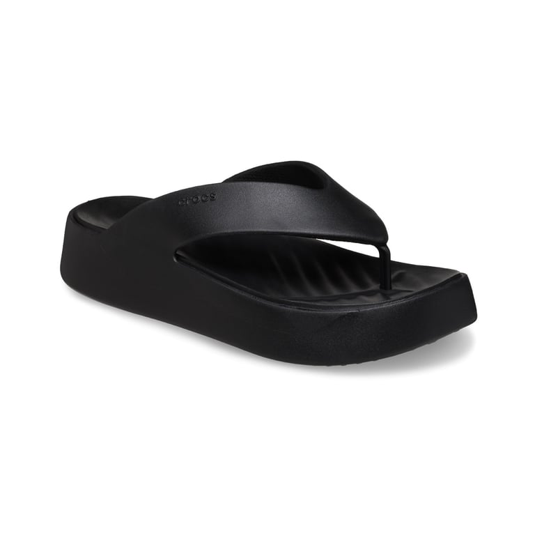 CROCS Sandalia Mujer Crocs Getaway Platform Flip Negro | falabella.com
