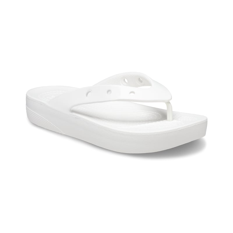 CROCS Sandalia Crocs Classic Platform Flip Flop Mujer White | falabella.com