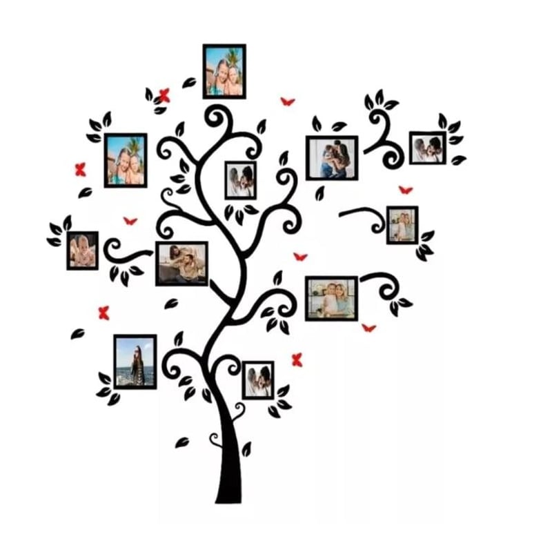GENERICO Mural Árbol Genealógico Vinilo 107x130cm | falabella.com