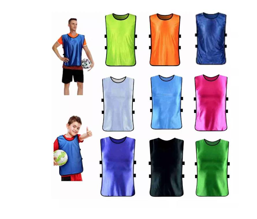 GENERICO Pack de 10 Petos Deportivos Multiuso Adultos Futbol ...