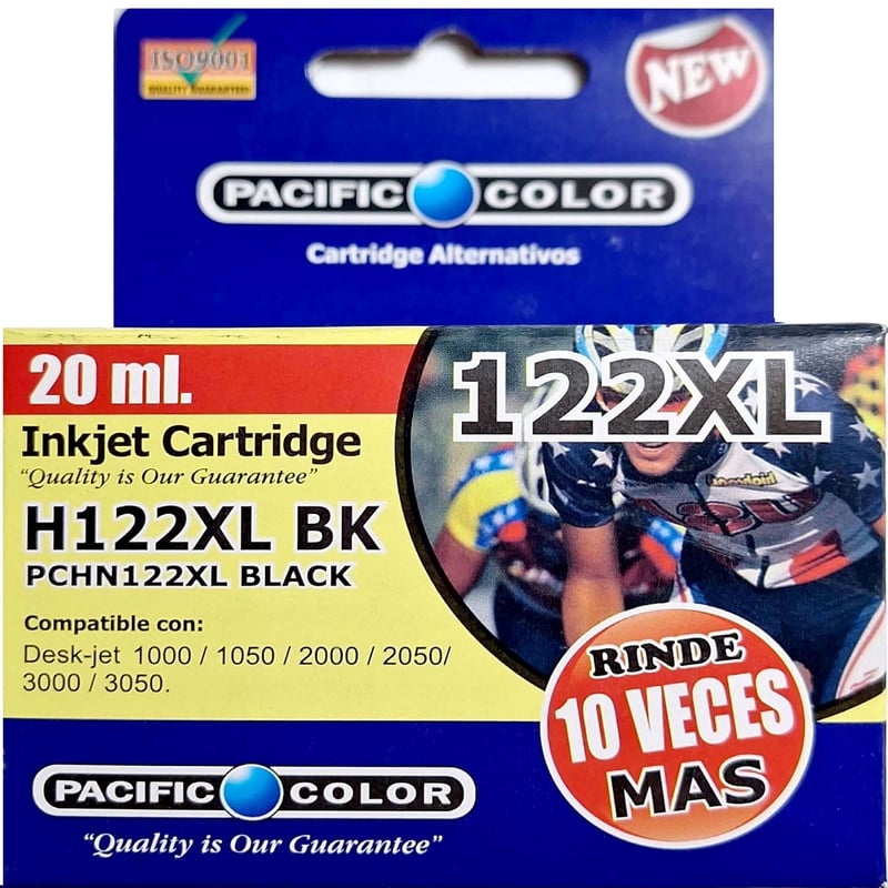 PACIFIC COLOR Tinta Alternativa para HP 122 XL Negra | falabella.com