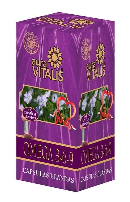 AURA VITALIS Omega 3-6-9 Cápsulas 1000 Mg X 60 Auravitalis | falabella.com