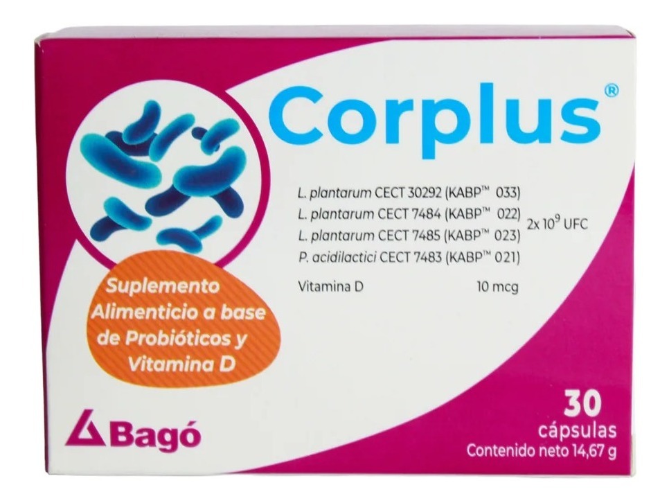 NUTRAPHARM Corplus X 30 Cap Probioticos Vitamina D | falabella.com