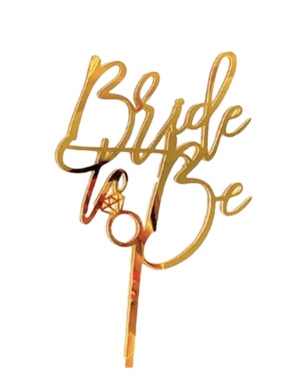 GENERICO Topper torta bride to be diamante despedida de soltera ...