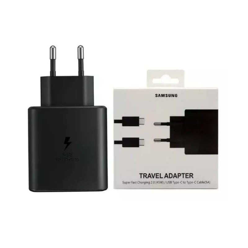 SAMSUNG Cargador Samsung 45w Carga Súper Rápida Cable Usb-C | falabella.com