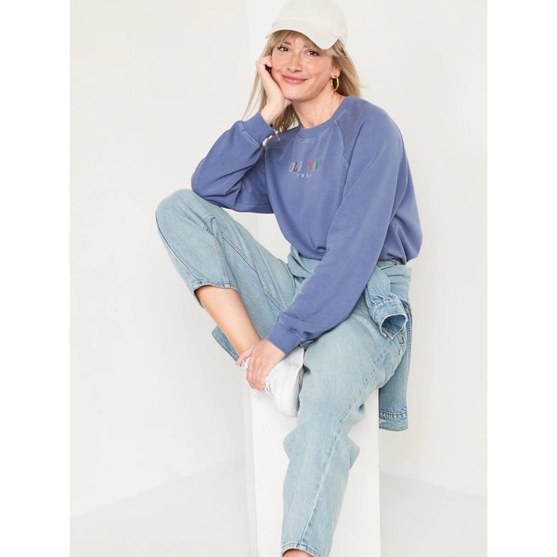 OLD NAVY Polerón Logo Cuello Redondo Azul OLD NAVY | falabella.com