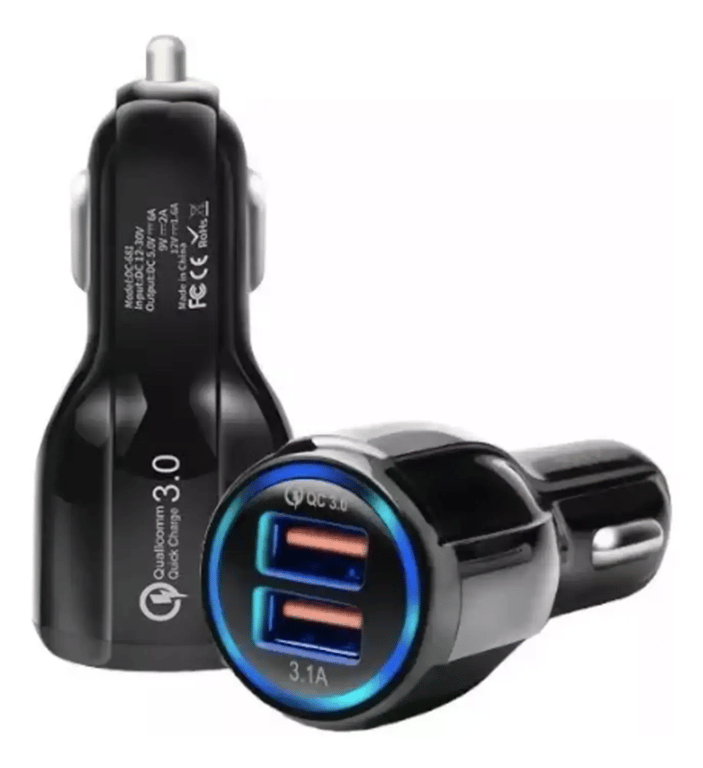 GENERICO Cargador Cigarrera Carro Doble Puerto USC Tipo C Lau | falabella.com