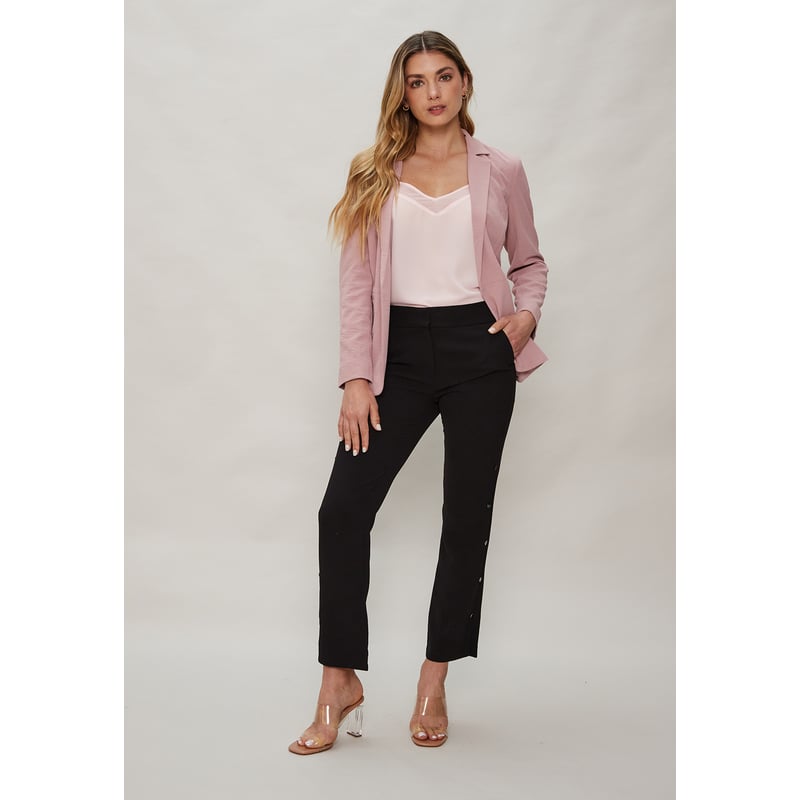 ASH Blazer Liso Solapa Normal Rosado Ash | falabella.com