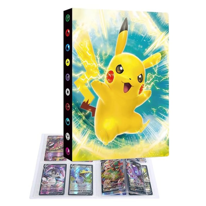 TIOZONEY Album Carpeta Pokemon Pikachu para almacenar 240 cartas ...