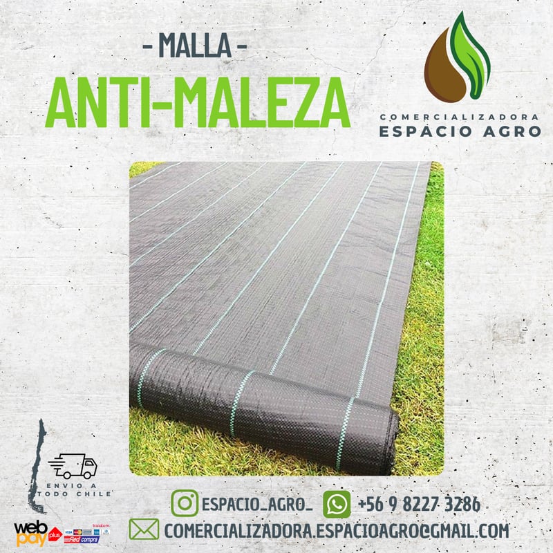 GENERICO Malla Antimaleza 2.10 De Ancho X 5 mts De Largo, Cubre Suelo ...