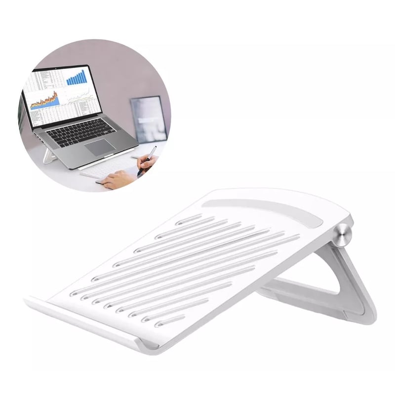 GENERICO Soporte Vertical Notebook Alzador Macbook Base Escritorio ...