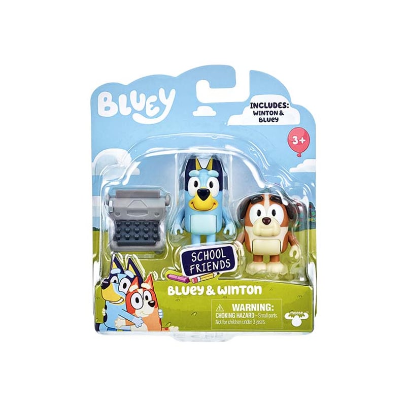 BLUEY Bluey figuras school friends winton y bluey | falabella.com