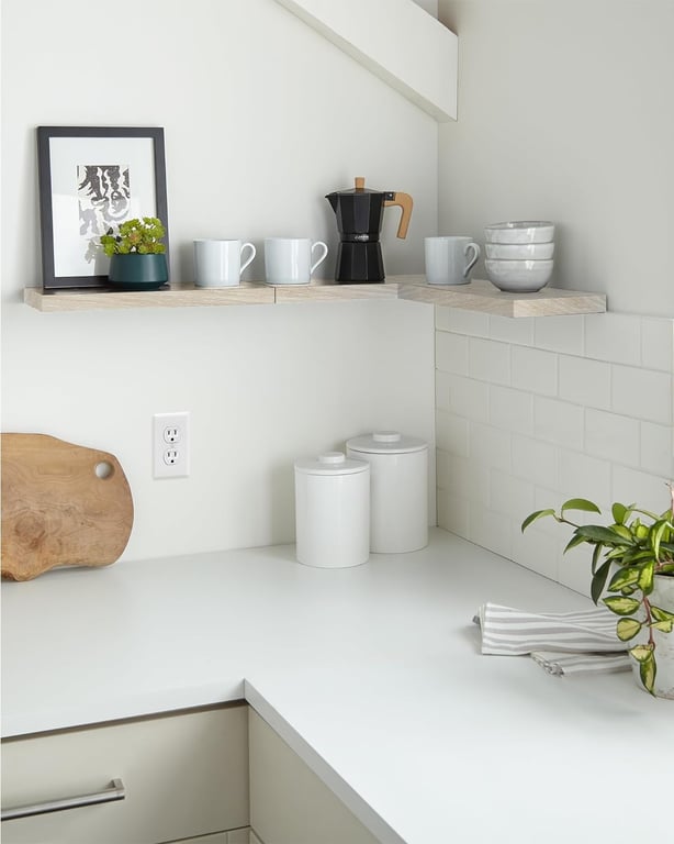 GENERICO Repisas Flotantes De Madera Estante MDF Premium Natural Pack ...