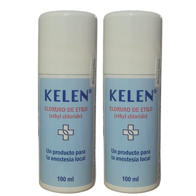 Pack 2 Cloruro De Etilo Kelen Spray 100ml Anestesia Local | Sodimac ...