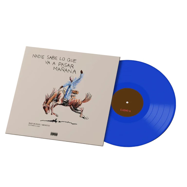 GENERICO Bad Bunny - Nadie Sabe Lo Que Va A Pasar Mañana Vinilo Azul ...
