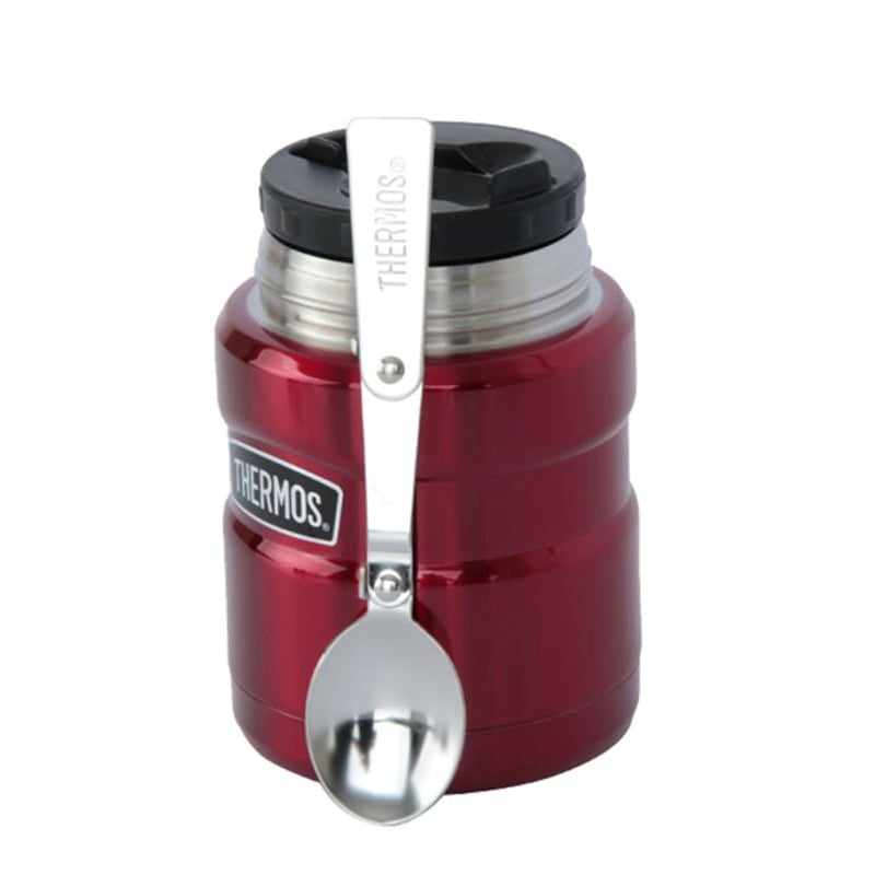 THERMOS Termo Comida 470ml King Acero Inoxidable ROJO | falabella.com