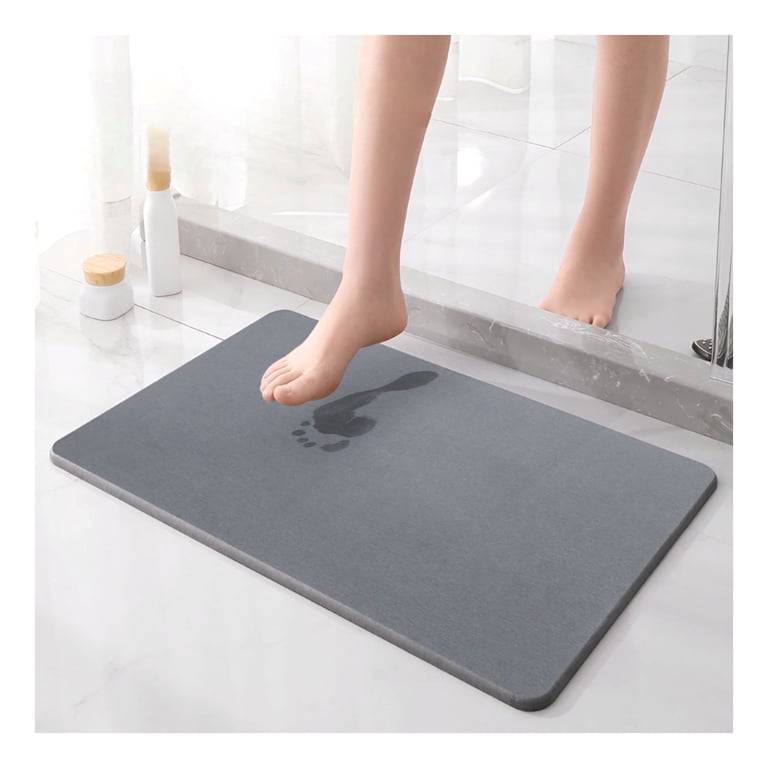 GENERICO Piso Rígido Baño Ducha Secado Ultra Rápido Absorbente 60 Cm X ...
