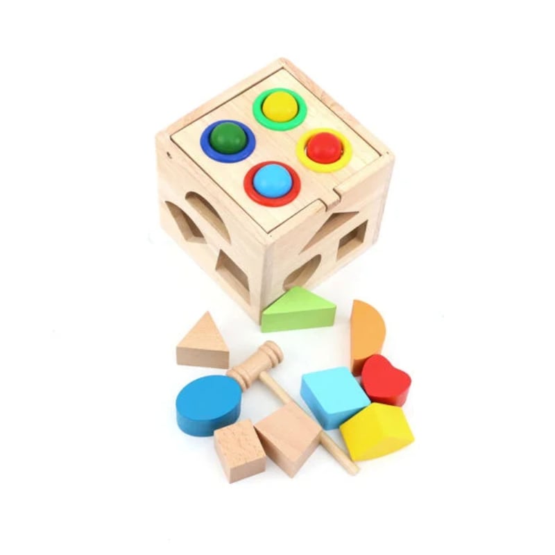 GENERICO Caja de Encaje con Figuras Geométricas de Madera para Niños | falabella.com