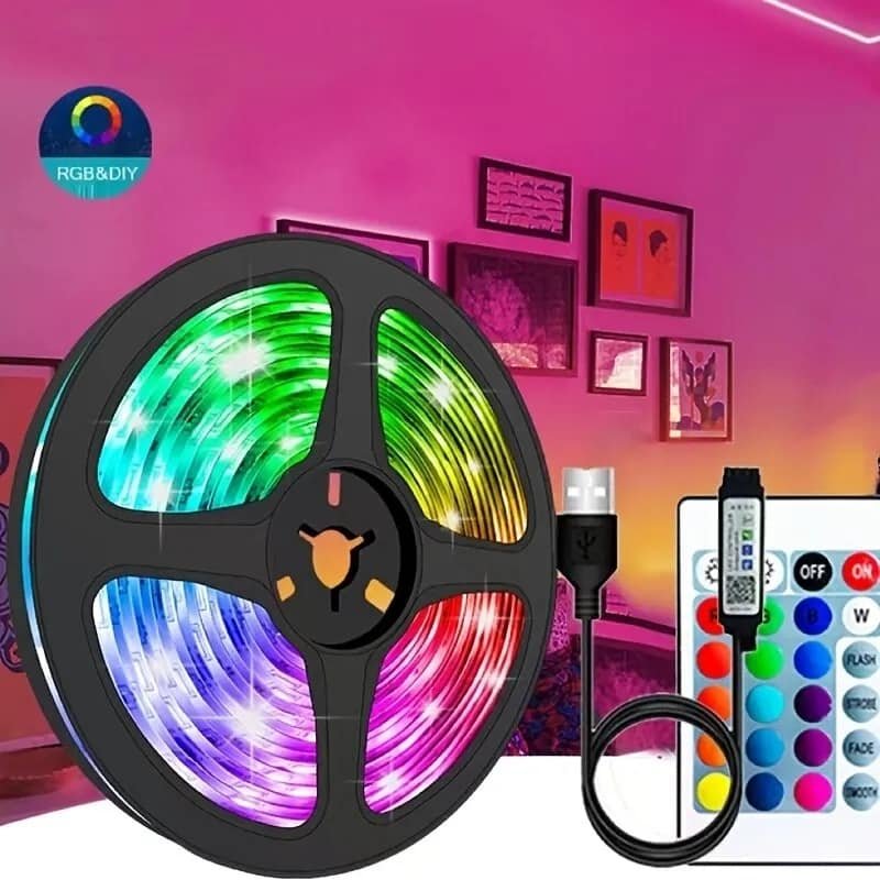 GENERICO Tiras Luces Led 2835 Rgb 10 Metros Usb con Control | falabella.com